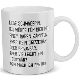 22Feels Tasse Schwägerin Geschenk Hochzeit Idee Frauen Weihnachten Geburtstag Haferl