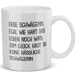 22Feels Tasse Schwägerin Geschenk Hochzeit Idee Frauen Weihnachten Geburtstag Haferl