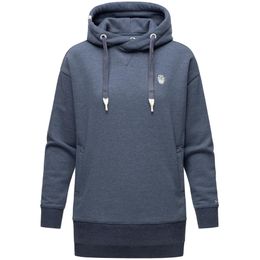 Navahoo Sweatshirt 'Silberengelchen' Damen Gr&ouml;&szlig;e L blau / wei&szlig;
