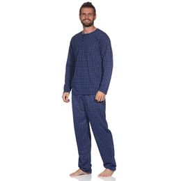 EloModa Pyjama Herren Pyjama Set Shirt & Hose Schlaf-Anzug Nachthemd