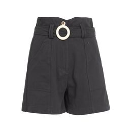 Influencer Shorts 'Safari' Damen Gr&ouml;&szlig;e 40 beige / schwarz