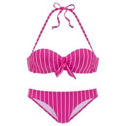 VIVANCE by LASCANA Bikini female size XL Eosin / White