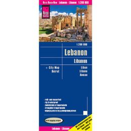 Reise Know-How Landkarte Libanon / Lebanon (1:200.000) - Reise Know-How Verlag Peter Rump, Karte (im Sinne von Landkarte)