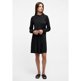 Blusenkleid Eterna "LOOSE FIT" Gr. 42, Normalgrößen, schwarz Damen Kleider Freizeitkleider