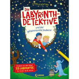 Loewe Die Labyrinth-Detektive und der geheimnisvolle Zauberer, Kartoniert (TB)