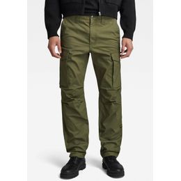 Cargohose G-Star Raw "Core Regular" Gr. 32, Länge 34, grün (shadow olive) Herren Hosen Cargohosen