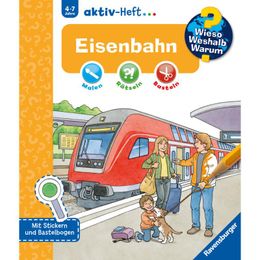 RAVENSBURGER VERLAG Wieso? Weshalb? Warum? aktiv-Heft: Eisenbahn - Dominique Conte, Kartoniert (TB)