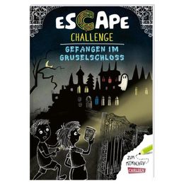 Escape-Buch für Grundschulkinder: Escape Challenge: Gefangen im Gruselschloss - Christian Tielmann, Kartoniert (TB)