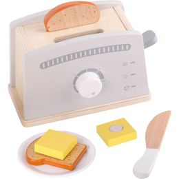 Beeboo Kitchen Holz Toaster mit Zubehör, 7-teilig