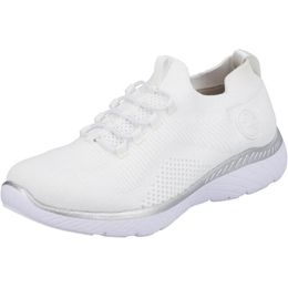 Rieker Sneaker, Gummizug, Zuglaschen, für Damen, weiß, 38