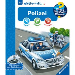 RAVENSBURGER VERLAG Wieso? Weshalb? Warum? aktiv-Heft: Polizei - Dominique Conte, Kartoniert (TB)