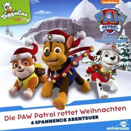 Die Paw Patrol rettet Weihnachten,1 Audio-CD - Paw Patrol - Helfer auf vier Pfoten, Various (Hörbuch)