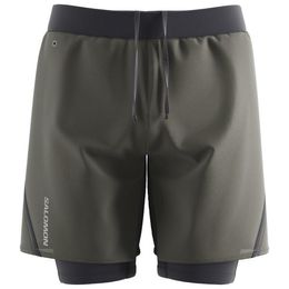 Salomon - Cross TW Shorts - Laufshorts Gr S grau