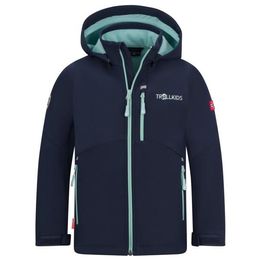 Trollkids - Girl's Balestrand Jacket - Softshelljacke Gr 116 blau