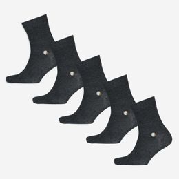 TK Maxx 5er-Pack dunkelgraue Socken