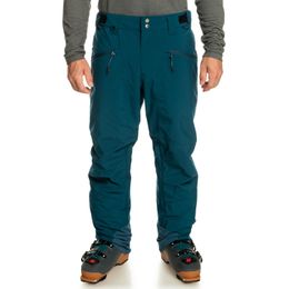 Snowboardhose Quiksilver Gr. M, US-Größen, blau (majolica blue) Herren Hosen Snowboardhosen