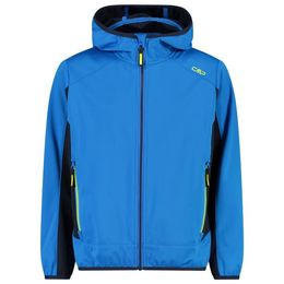 CMP - Kid's Jacket Fix Hood - Softshelljacke Gr 128 blau