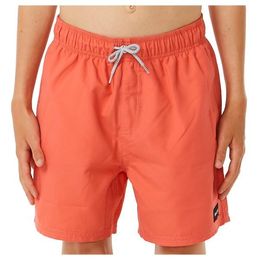 Rip Curl - Kid's Offset Volley -Boy - Boardshorts Gr 10 years rot