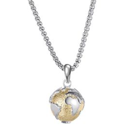 Firetti Kette mit Anhänger Schmuck Geschenk, Earth Collection, gelb|goldfarben|silberfarben