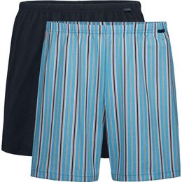 Calida Cotton Spezial Boxershorts, Baumwolle, 2er-Pack, für Herren, blau, M