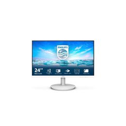 Philips 241V8AW LCD-Monitor (60,5 cm/24 ", 1920 x 1080 px, Full HD, 4 ms Reaktionszeit, 75 Hz, IPS-LCD), weiß