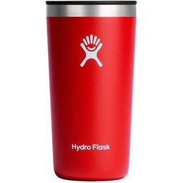 Hydro Flask Coffee-to-go-Becher 12 OZ ALL AROUND TUMBLER, Edelstahl, doppelwandige TempShield™-Vakuumisolierung, 350 ml, rot