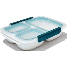 OXO Good Grips Lunchbox Prep and Go, Kunststoff, Silikon, (1-tlg), zweiteilig, 970 ml, weiß
