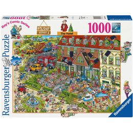 Ravensburger Puzzle Holiday Resort 2 - The Hotel, 1000 Puzzleteile, Made in Germany, FSC® - schützt Wald - weltweit, bunt