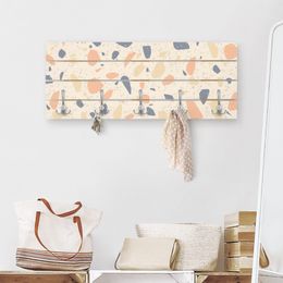 Bilderwelten Wandgarderobe Detailliertes Terrazzo Muster Siena