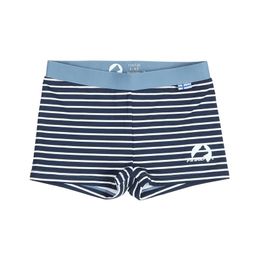 Finkid - Badehose UINTI gestreift in navy/dove, Gr.104/110