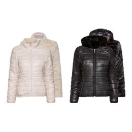 Esmara® Damen Plüsch-Wendejacke mit Eingrifftaschen