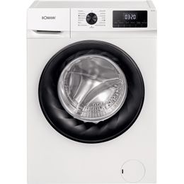 Bomann® Waschmaschine WA 7195, Dampffunktion, 9 kg, weiß