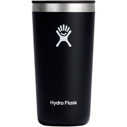 Hydro Flask Coffee-to-go-Becher 12 OZ ALL AROUND TUMBLER, Edelstahl, doppelwandige TempShield™-Vakuumisolierung, 350 ml, schwarz