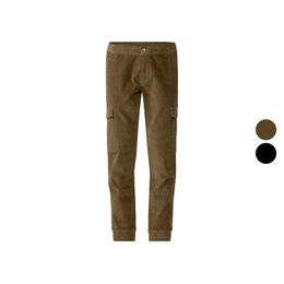 Livergy® Herren Cargohose, Tapered Fit, mit Bündchen