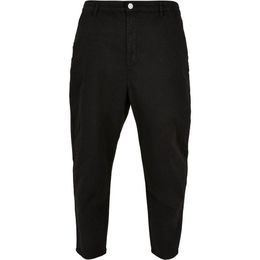 Urban Classics Stoffhose Urban Classics Herren Cropped Chino Pants (1-tlg), schwarz