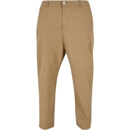 Urban Classics Stoffhose Urban Classics Herren Cropped Chino Pants (1-tlg), beige