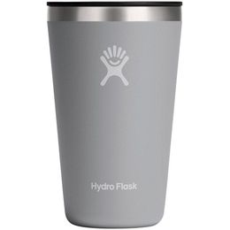 Hydro Flask Coffee-to-go-Becher 16 OZ ALL AROUND TUMBLER, Edelstahl, doppelwandige TempShield™-Vakuumisolierung, grau