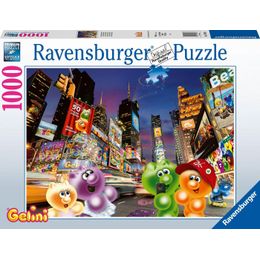 Ravensburger Puzzle Gelini am Time Square, 1000 Puzzleteile, Made in Germany, FSC® - schützt Wald - weltweit, bunt