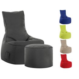 SITTING POINT Sitzsack »Swing SCUBA«, In- und Outdoor, wahlweise mit Hocker