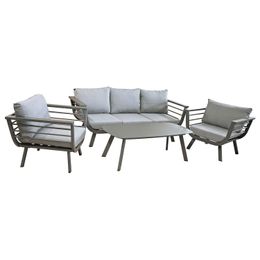 Garden Pleasure Lounge-Gruppe »Elia« 4-teilig, in moderner Optik, grau