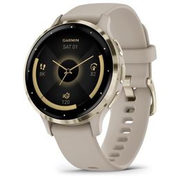 Garmin - Venu 3S - Multifunktionsuhr french gray / softgold