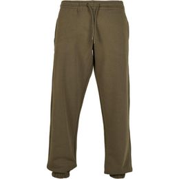 Urban Classics Stoffhose Herren Basic Sweatpants 2.0 (1-tlg), grün