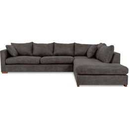 Guido Maria Kretschmer Home & Living Guido Maria Kretschmer Home&Living Ecksofa Arles, extra tiefe Sitzfläche, in diversen Stoffqualitäten, grau