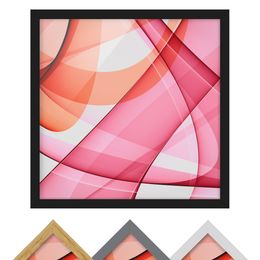 Bilderwelten Bild mit Rahmen einzigartig Abstrakt inkl. Rahmung - Miracle Structure - Deko Wohnzimmer Schlafzimmer