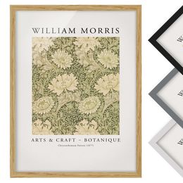 Bild mit Rahmen William Morris - Chrysanthemum Pattern