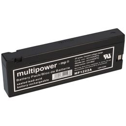 Multipower Multipower Blei-Akku MP1222A Pb 12V / 2Ah Klemmkontakt Bleiakkus