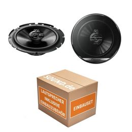 SOUND.de Lautsprecher Boxen Pioneer TS-G1730F Auto Einbauset Dacia Lodgy Auto-Lautsprecher (MAX: Watt)