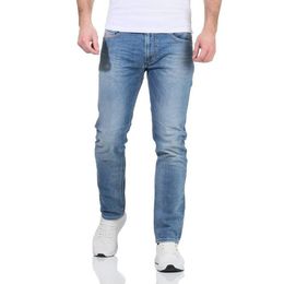 Diesel Slim-fit-Jeans Herren Thavar-XP R18W6 Blau