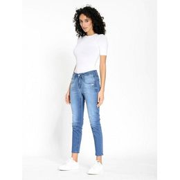Gang 5-Pocket-Jeans Jeans Amelie Cropped Glam Blue