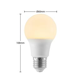 ARCCHIO LED-Lampe E27 A60 8W 3.000K opal, 10er-Set